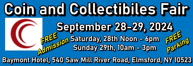 New York coin shows 2024, 2025 - NY coin shows