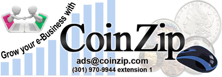 U.S. Coins dealers - CoinZip.com coin dealer directory.
