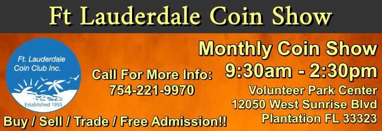 Florida coin shows 2025, 2026 - FL coin shows