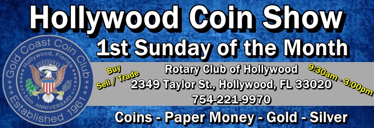 Florida coin shows 2025, 2026 - FL coin shows